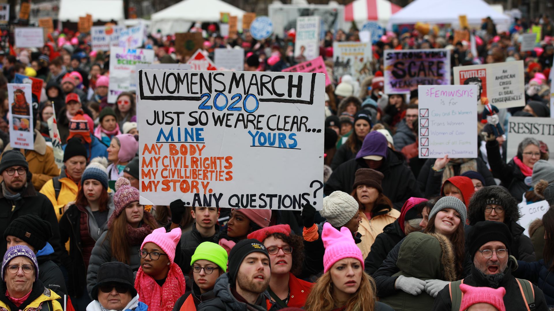 2020 Women’s March Draws Thousands To Rallies. - Global Connections for ...